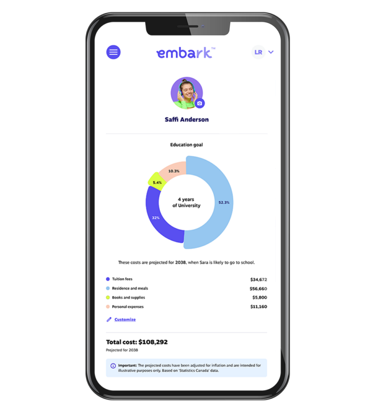 Transfer your RESP to Embark and get 2% more on us!